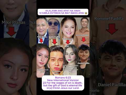 KILALANIN ANG APAT NA ANAK NI KARLA ESTRADA SA IBAT-IBANG AMA! 😱 #viralvideo #angakingawitaypagibig