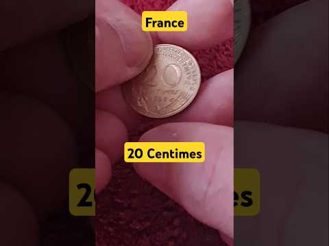 France, 20 Centimes, 1992. #coins #France #oldcoins