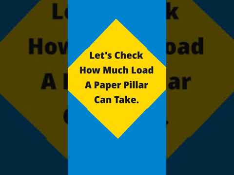 Paper Pillars: Load Bearing Capacity Spell Classes #physicsexperiment