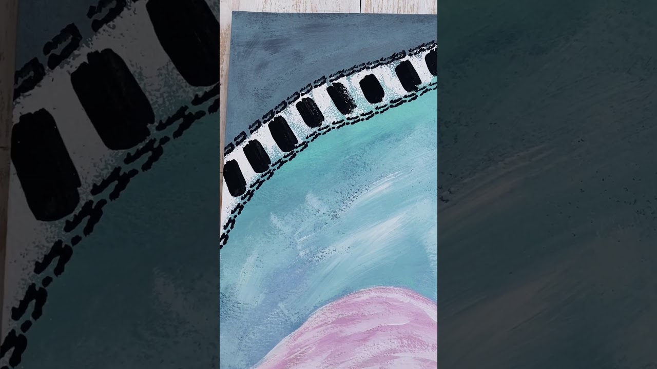 Tropical Flamingo Painting  #art #artist #etsy #shorts  #flamingo #tropical #beachlife #animals