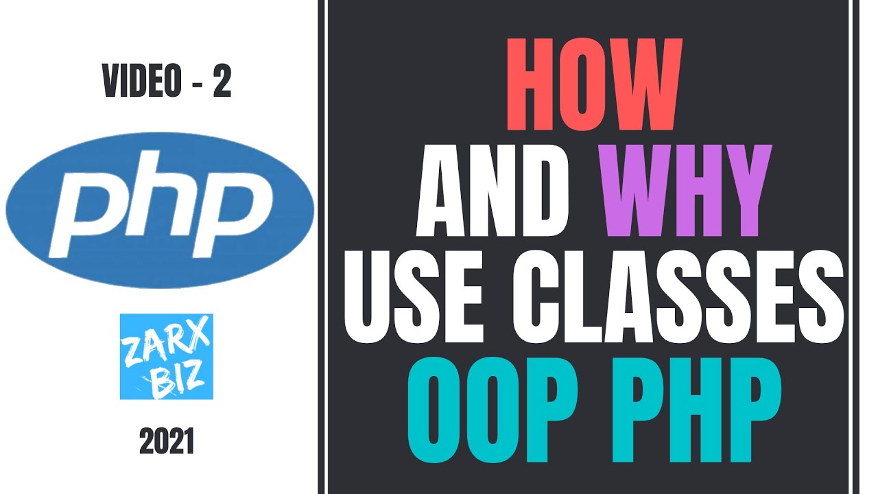 #2 Create Classes In OOP PHP  | PHP Classes | Object Oriented PHP Tutorial For Beginners