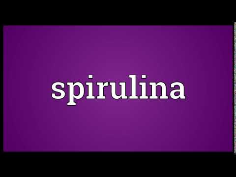 Spirulina Meaning | Wordogram