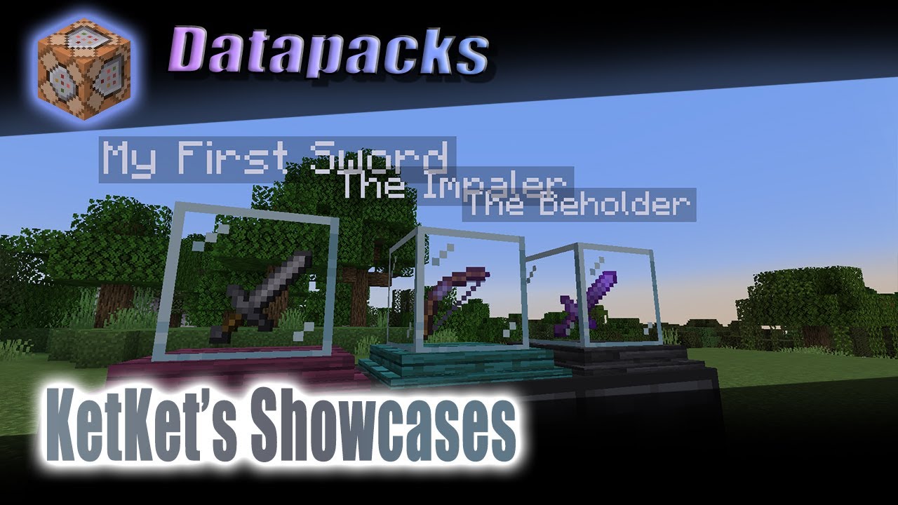 Display Cases in Minecraft Datapacks