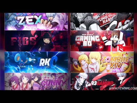 I will create a anime or gaming twitter header or youtube banner