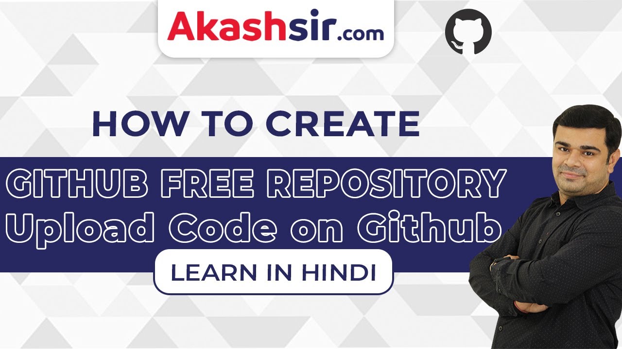 #2 How to Create Github Free Repository | Upload Code on Github