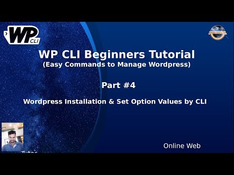 Learn Wordpress WP CLI Tutorials for Beginners 4 Wordpress Installation using CLI command Set ...