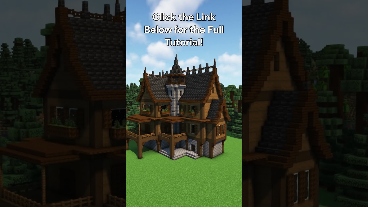 Build a Beautiful Medieval Mansion in Minecraft