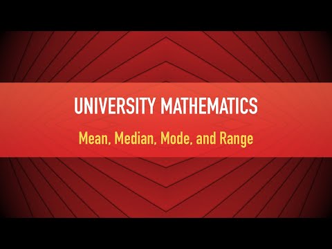 Mean, Median, Mode, and Range (Explained in spanish)