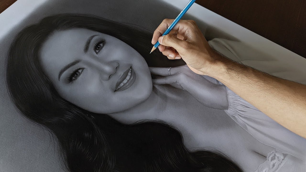 Commissioned Portrait | Graphite Drawing | PaulArTv