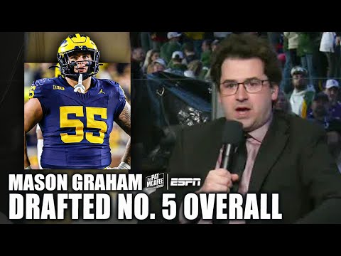 Mason Graham drafted at No. 5 by the Browns, Mad Mel reacts | Pat McAfee Draft Spectacular