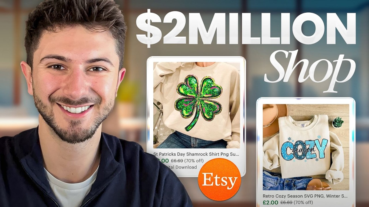 This Etsy Shop Made $2Million Selling Digital Products (Shop Review)