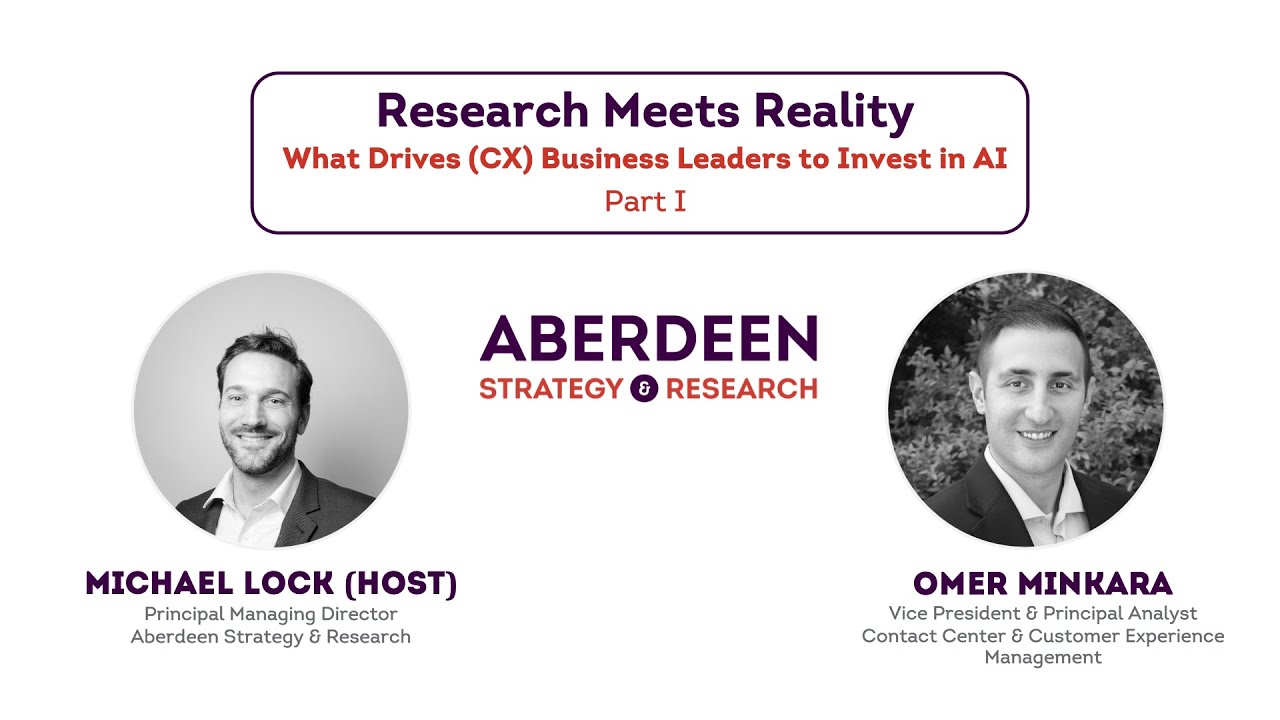 Research Meets Reality: What Drives (CX) Business Leaders to Invest in AI, Part I