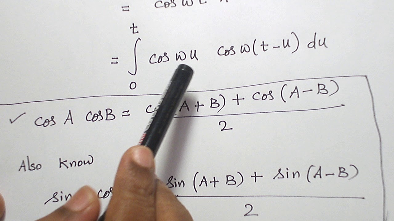 LAPLACE TRANSFORMS  CONVOLUTION METHOD PROBLEM 1