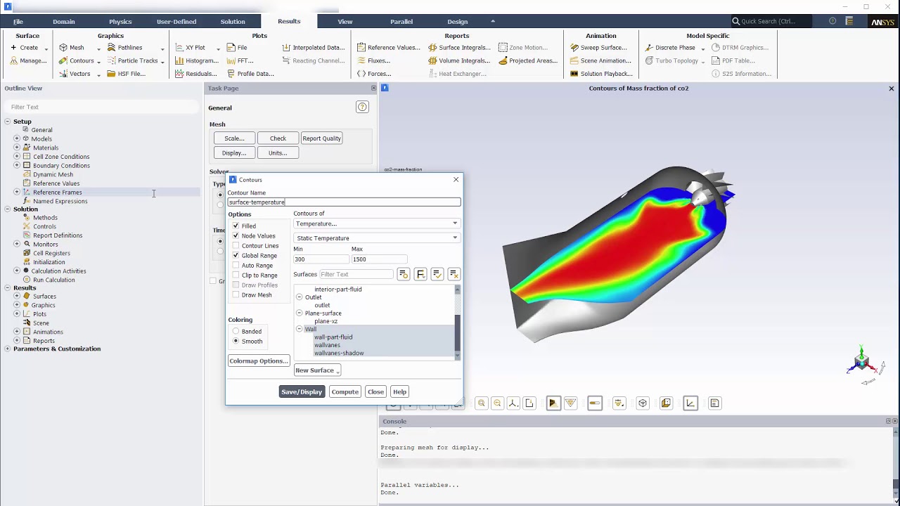 ANSYS Fluent: Basic Post-processing