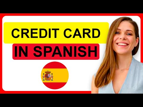 ✅How to Say CREDIT CARD in Spanish ✏️How to Write and Pronounce CREDIT CARD in Spanish.