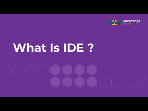 What is IDE? | ICSE Computer Applications