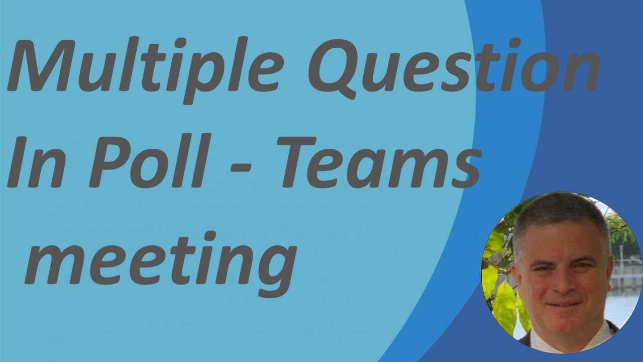 How to Adding Multiple Poll Questions in MS Teams Meeting
