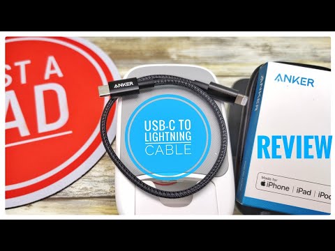 New Anker Nylon USB-C to Lightning Cable for Fast Charging iPhone MFI Certified Review