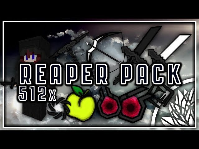 Reaper Pack ( Black x512x ) TexturePack 1.7.10 / 1.8.9 | Black & White ...