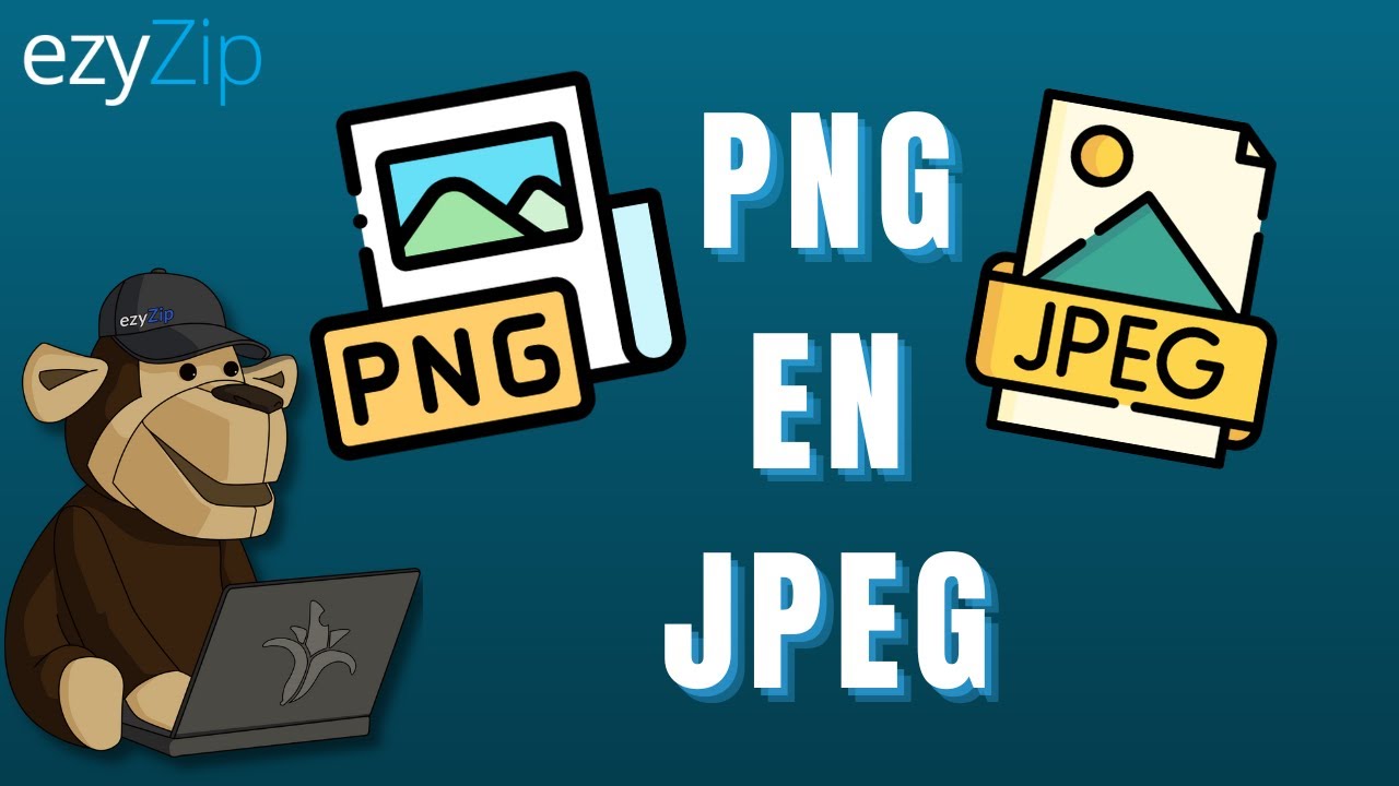 Convertissez PNG en JPEG en ligne (Rapide !) - ezyZip