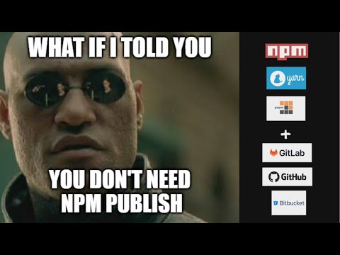 install npm packages directly from git