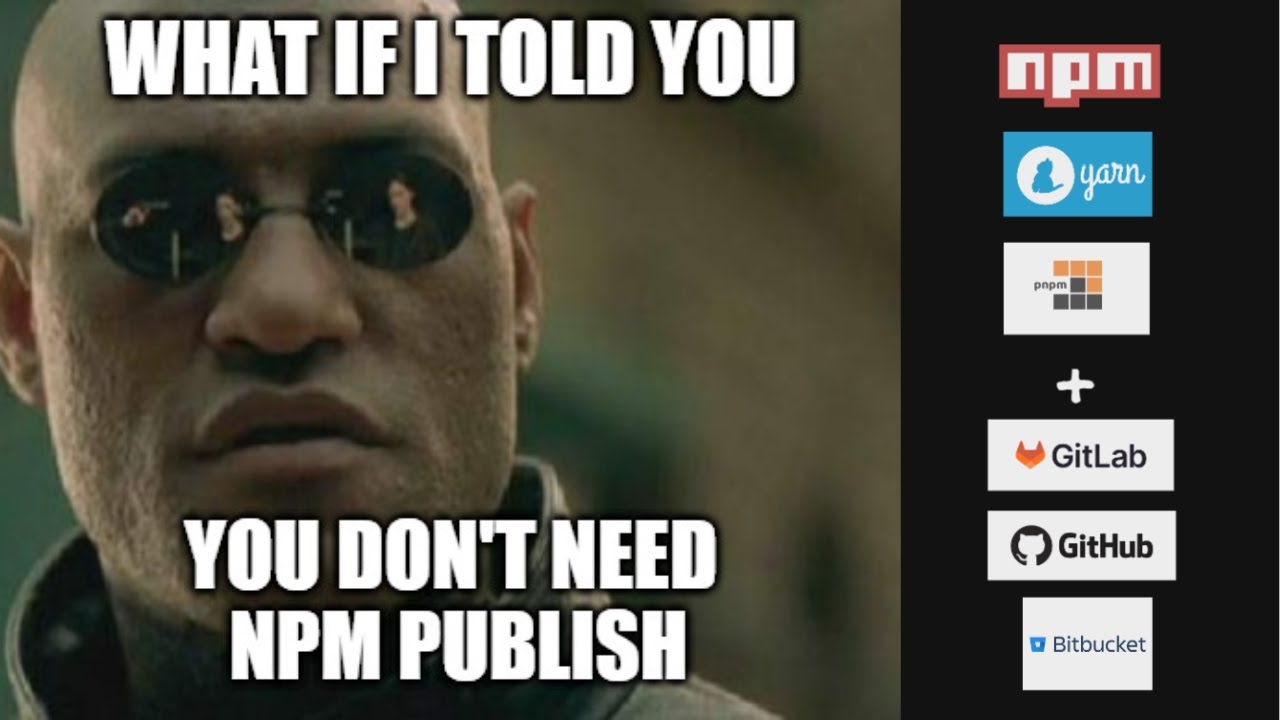 install npm packages directly from git