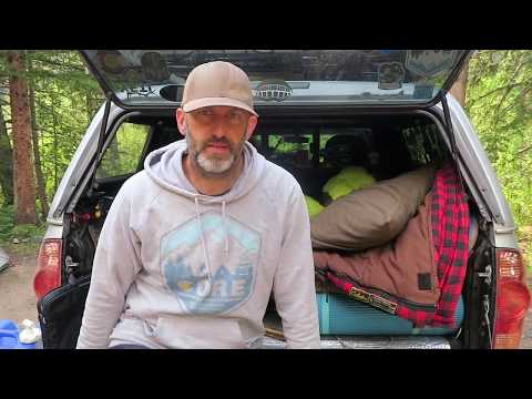 Truck Camping: 6 feet tall sleeping in a 5 foot bed