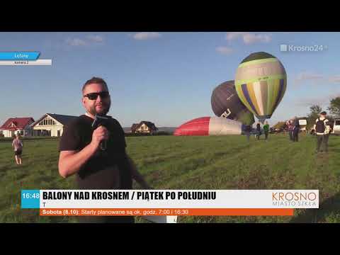 Krosno24.pl - Piątek: popołudniowy start balonów (7.10.2022)