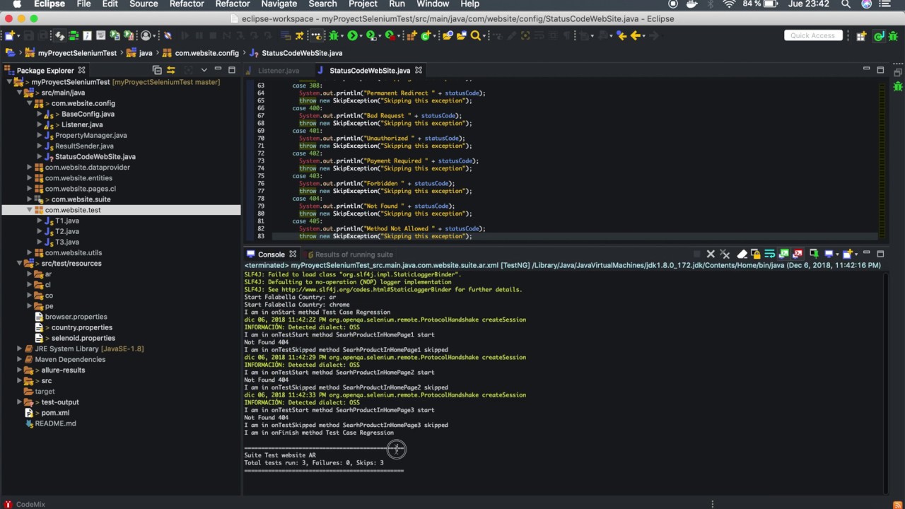 Valid request url (Rest Assured + Selenium WebDriver)
