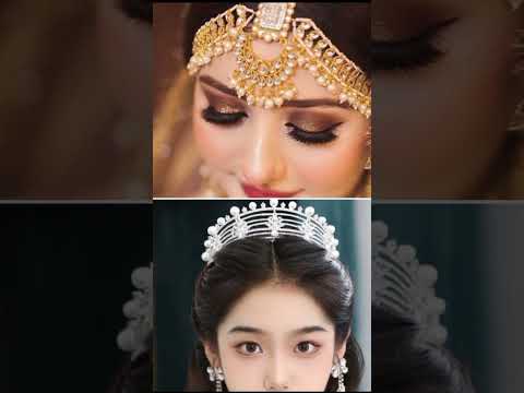 🥰indian bride 💖👰vs 😍korean bride 👰 #shorts #youtubeshorts #indianbride #khushbooeditor