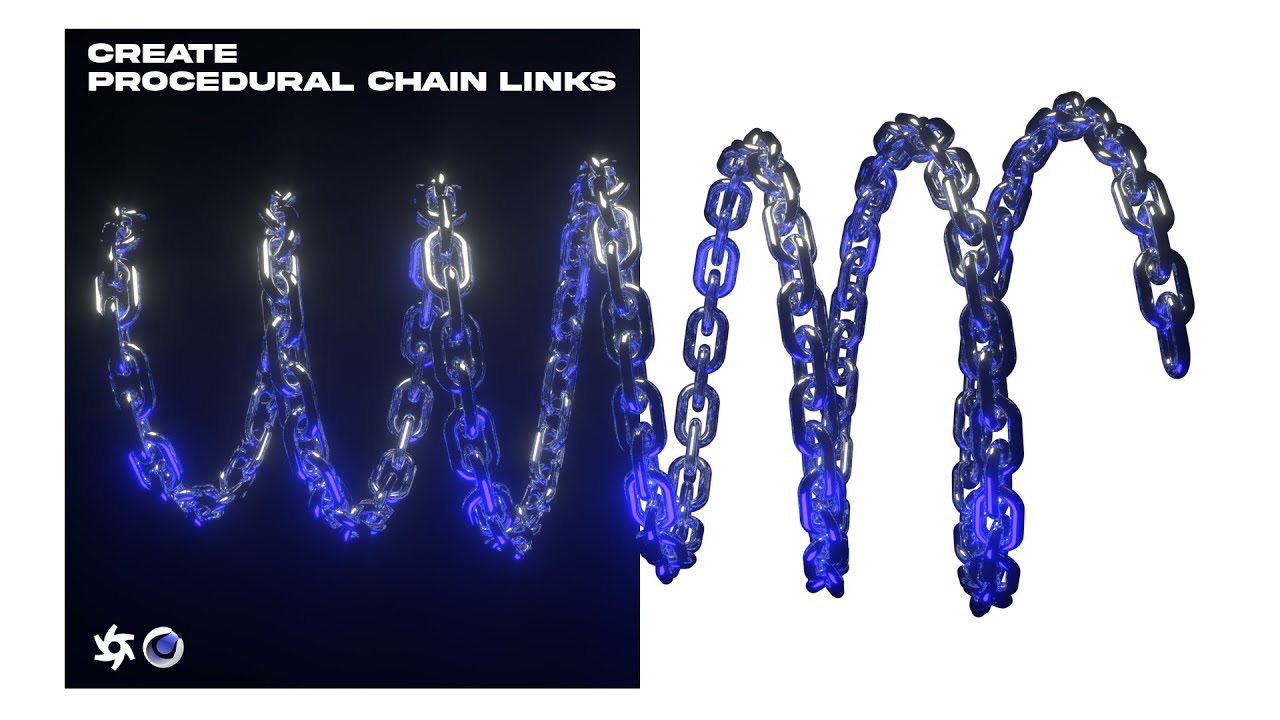 Cinema 4D Octane | Creating procedural chain links