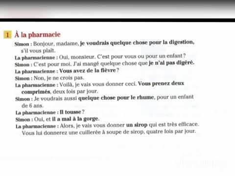 Dialogue at the pharmacy in French || Learn how to ask for medicine at the pharmacy with vocabulary