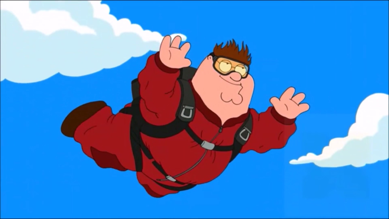 Family Guy - Peter Skydiving