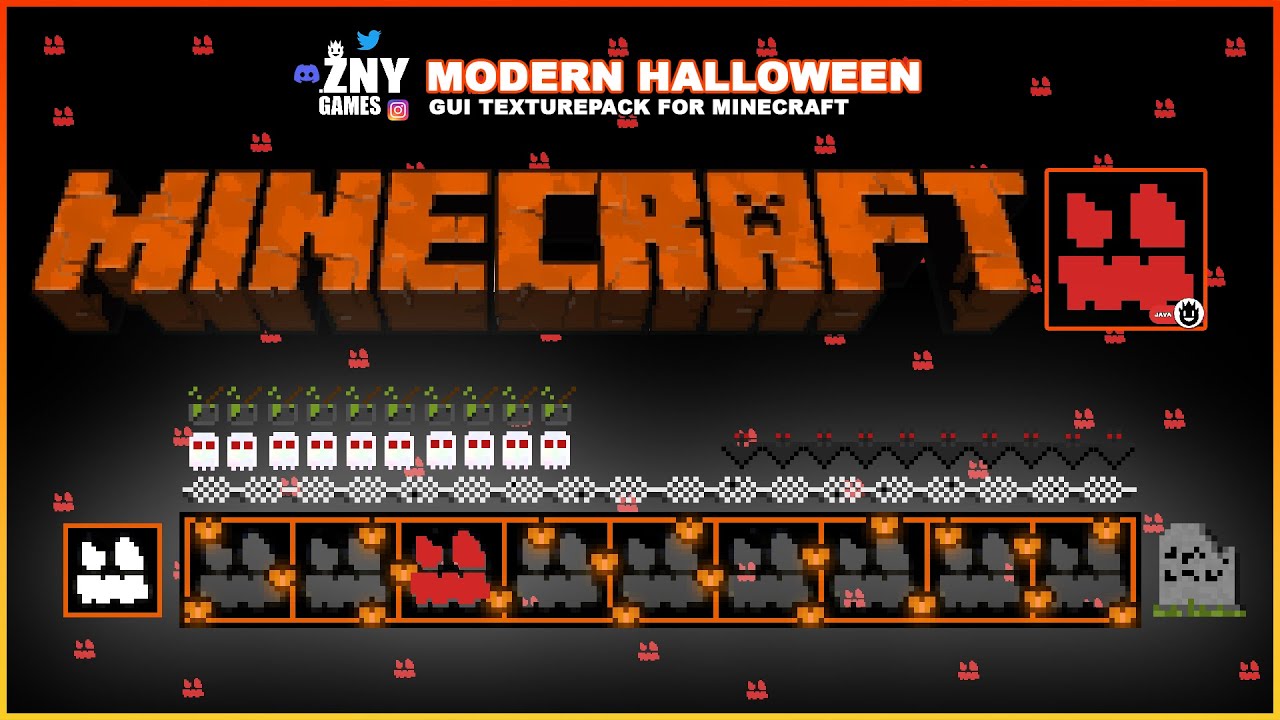 MODERN HALLOWEEN Minecraft Resource Pack | PvP Resource Pack