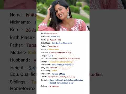 ishita dutta biography
