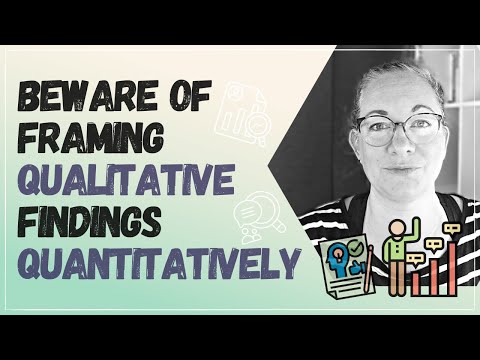 How to Present Your Qualitative Research Findings Correctly - And How Not to