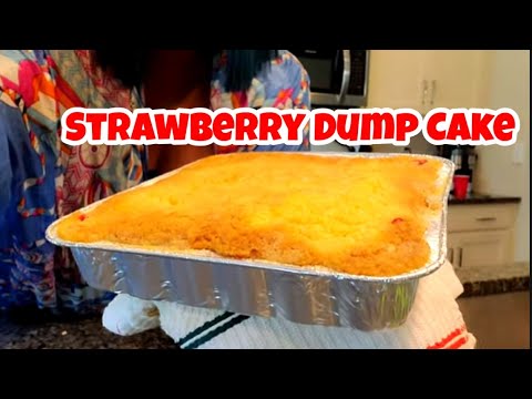 (EASY) STRAWBERRY DUMP CAKE |TAMAR BRAXTON'S RECIPE @TamarBraxton| Southern Style