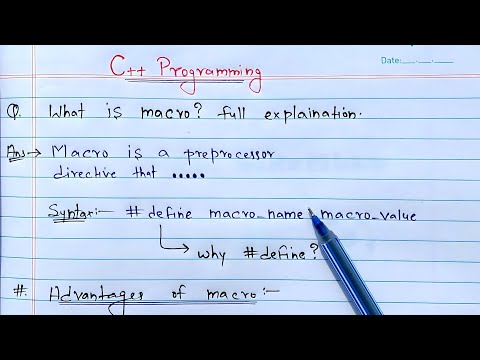 Learn C Macros define | Learn Coding - Mind Luster