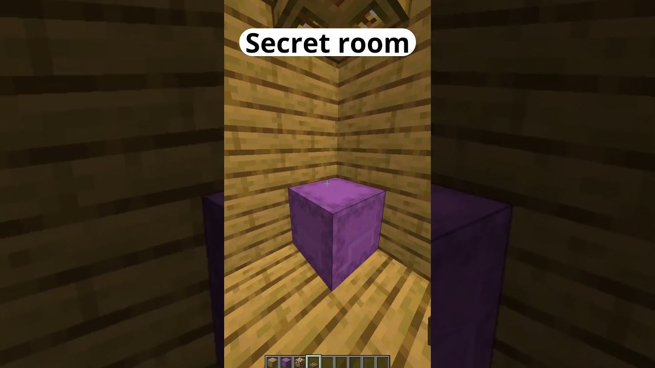 Minecraft secret room tutorial