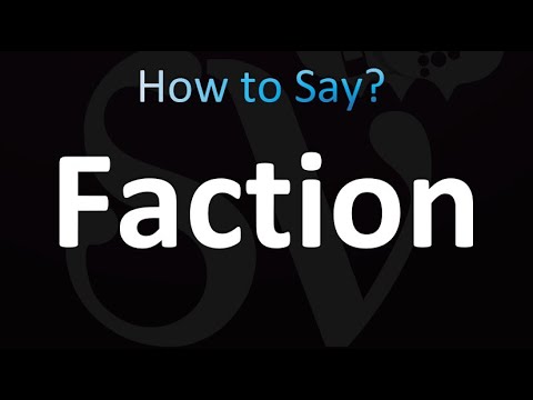 How to Pronounce Faction (Correctly!)