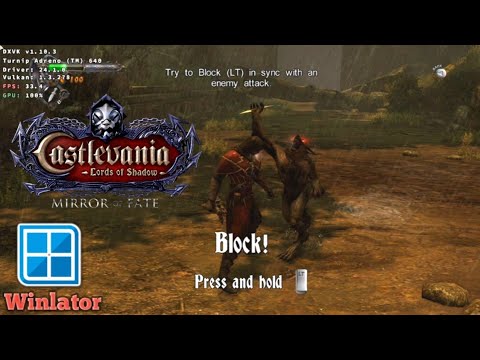 Winlator 10 - Castlevania Lords of Shadow (Windows) on Android Poco X3 Pro