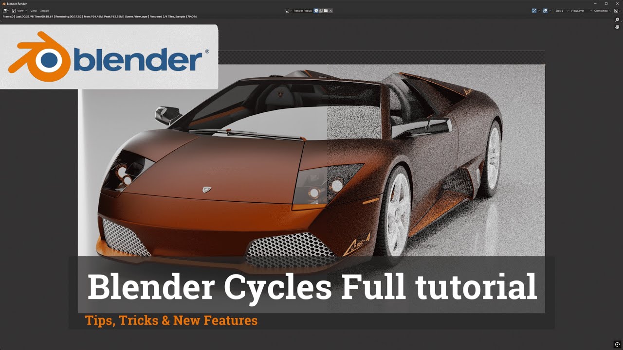 Blender Cycles Rendering Settings | Tutorial Part 07