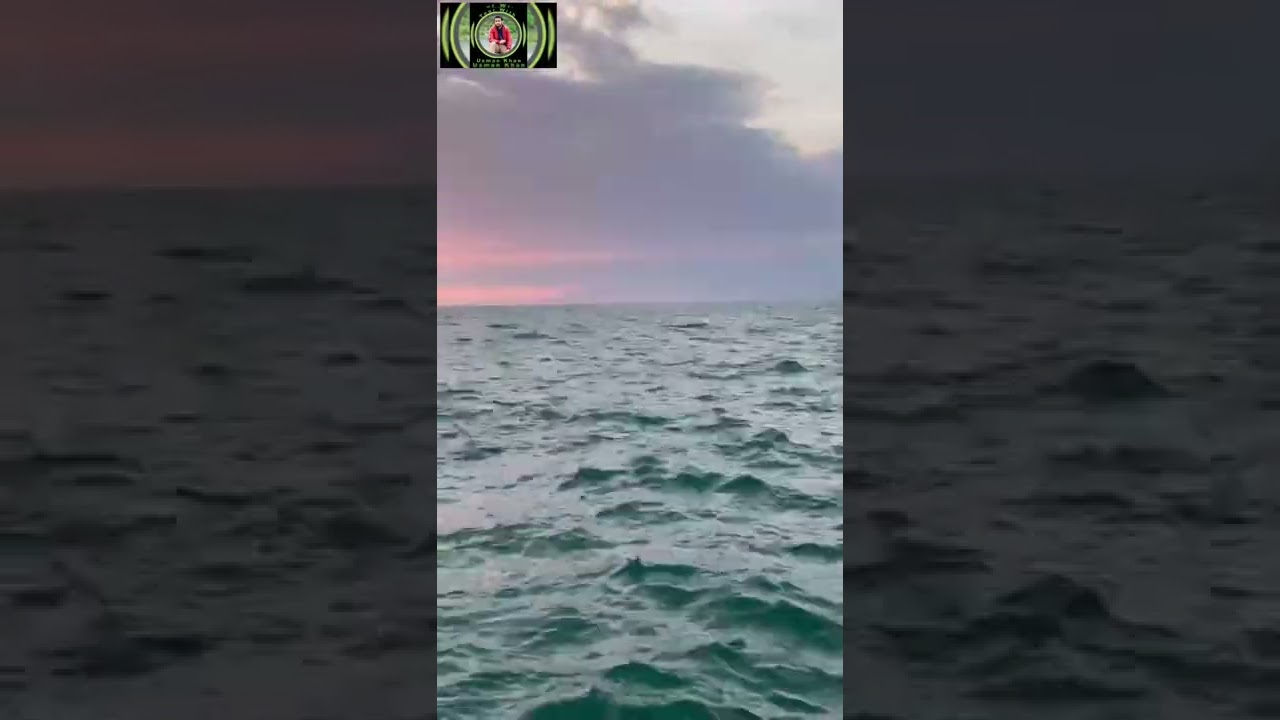 Caption of Sun 🌞  and Water Projection | Beautiful View of Sun