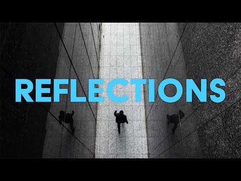 Surreal reflection photography in Tokyo