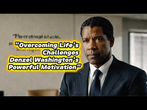 Amazing Denzel Washington's Motivational Quotes for Overcoming Life's Challenges #selfimprovement