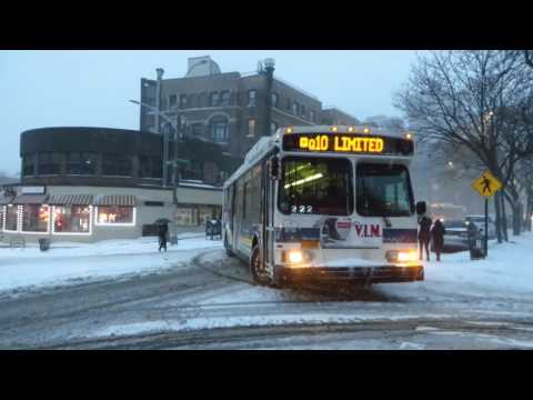 MTA Bus: JFK Airport bound Orion VII 3713 Q10 LTD at Kew Gardens Rd/80 Rd