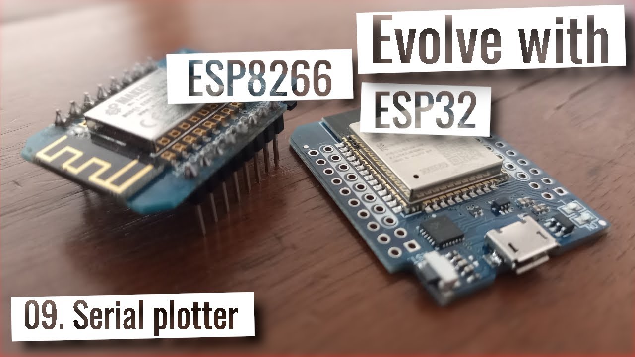 ESP32 & ESP8266 - Serial plotter