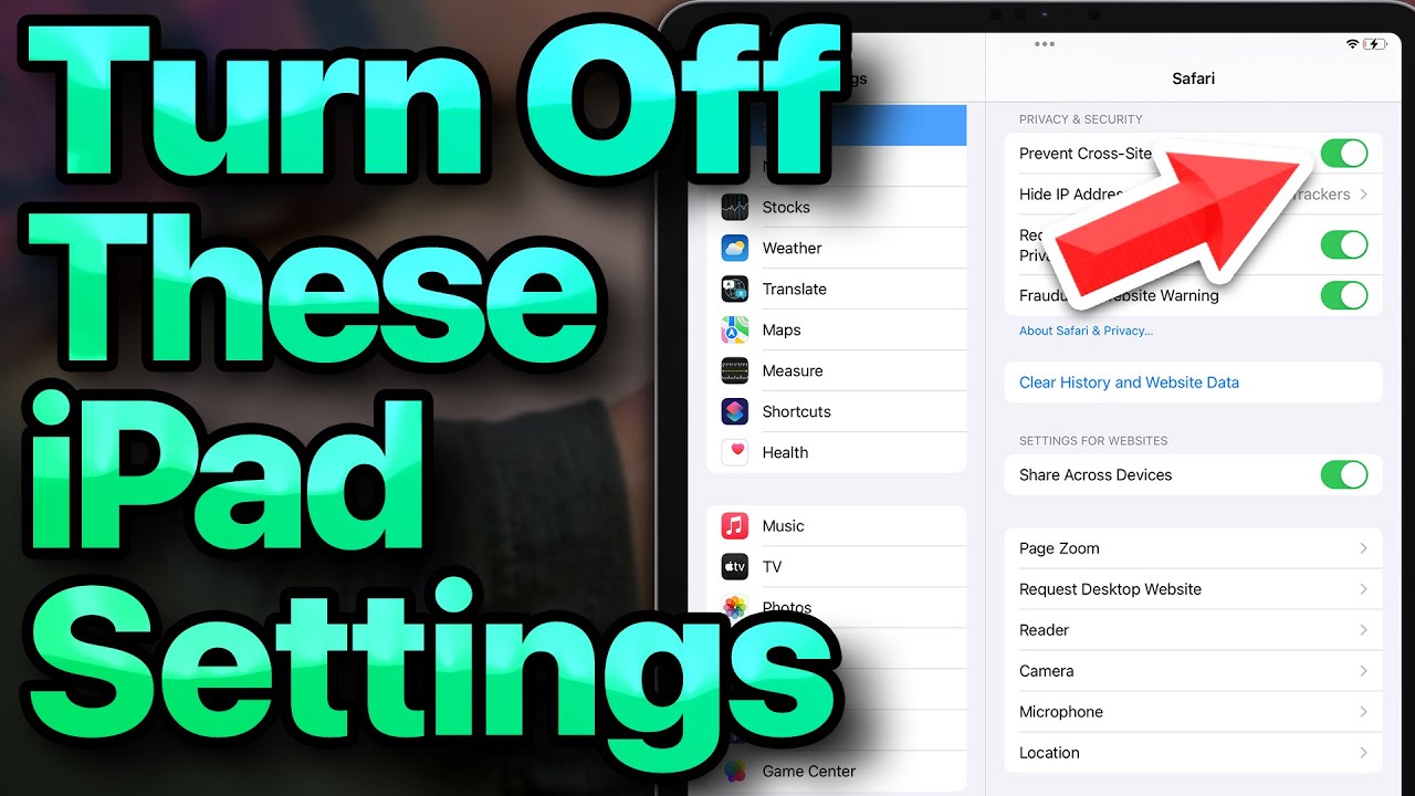 20 iPad Settings You Need To TURN OFF Now [2023]