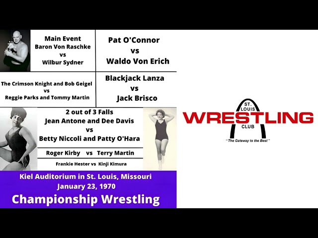 A Look Back at the Legendary St. Louis Wrestling Club in 1970 | Galaxy