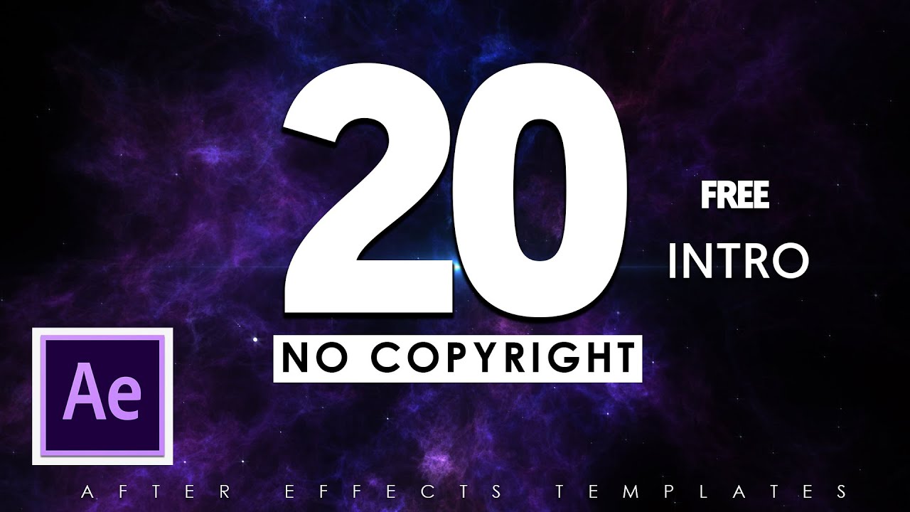 20 Intro Video After Effects Templates No Copyright 2024